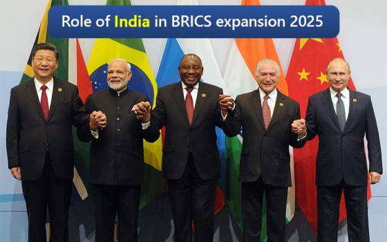Role of India in BRICS expansion 2025