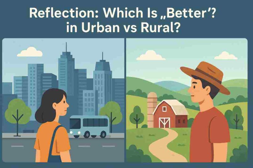 Urban vs Rural Life: A Comparative Study....