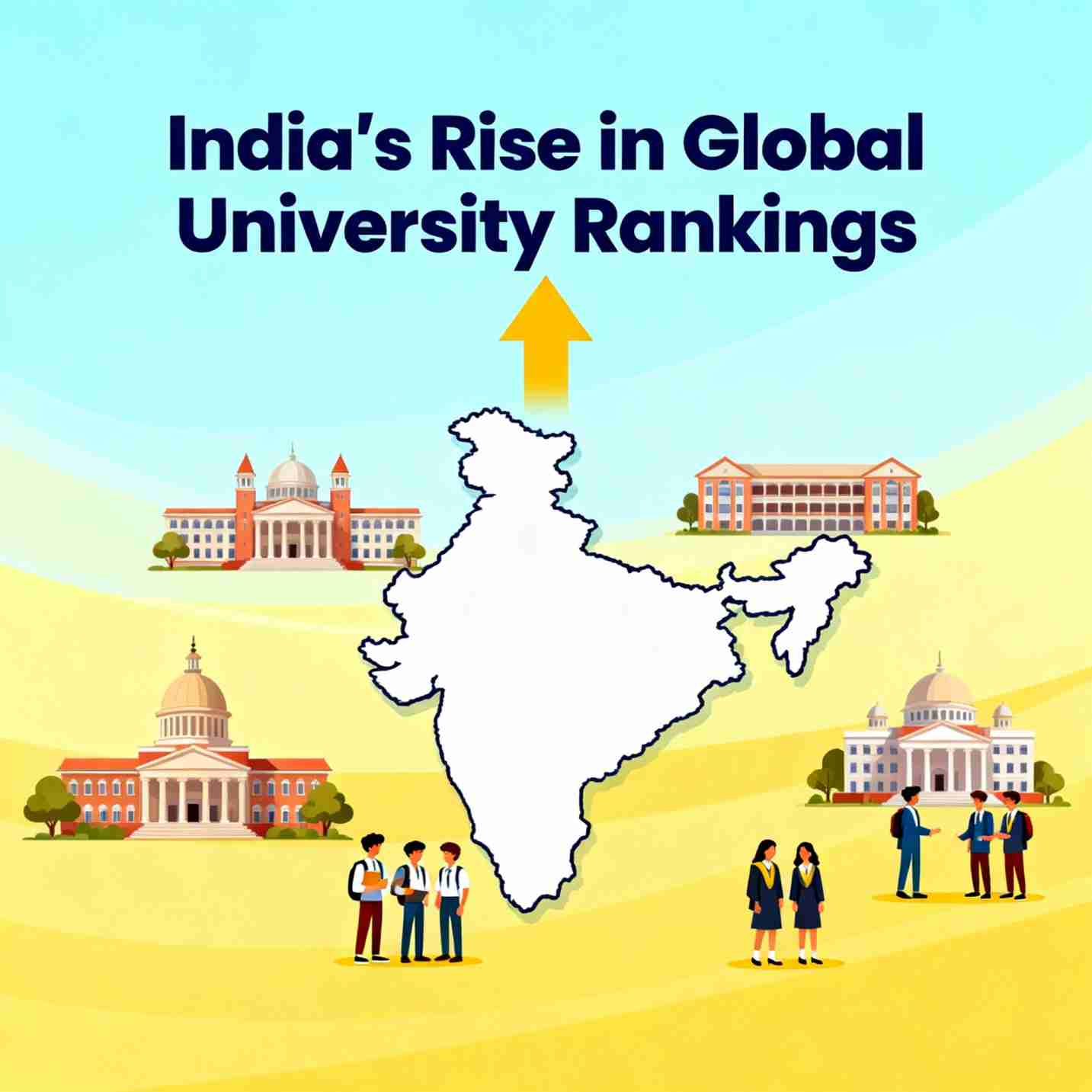 India’s Rise in Global University Rankings: Progress Beyond