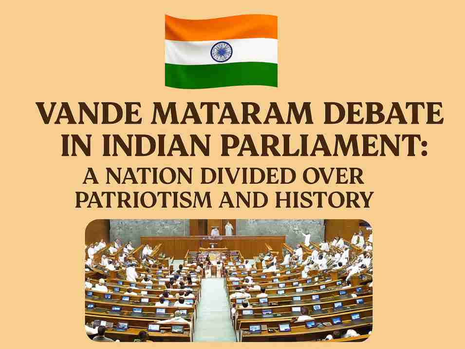Vande Mataram Debate in Indian Parliament: A Nation Divided.