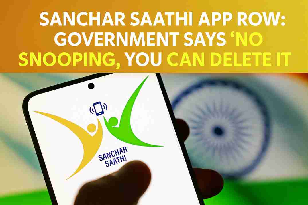 Sanchar Saathi App Row: Government Says 'No Snooping, Yo....